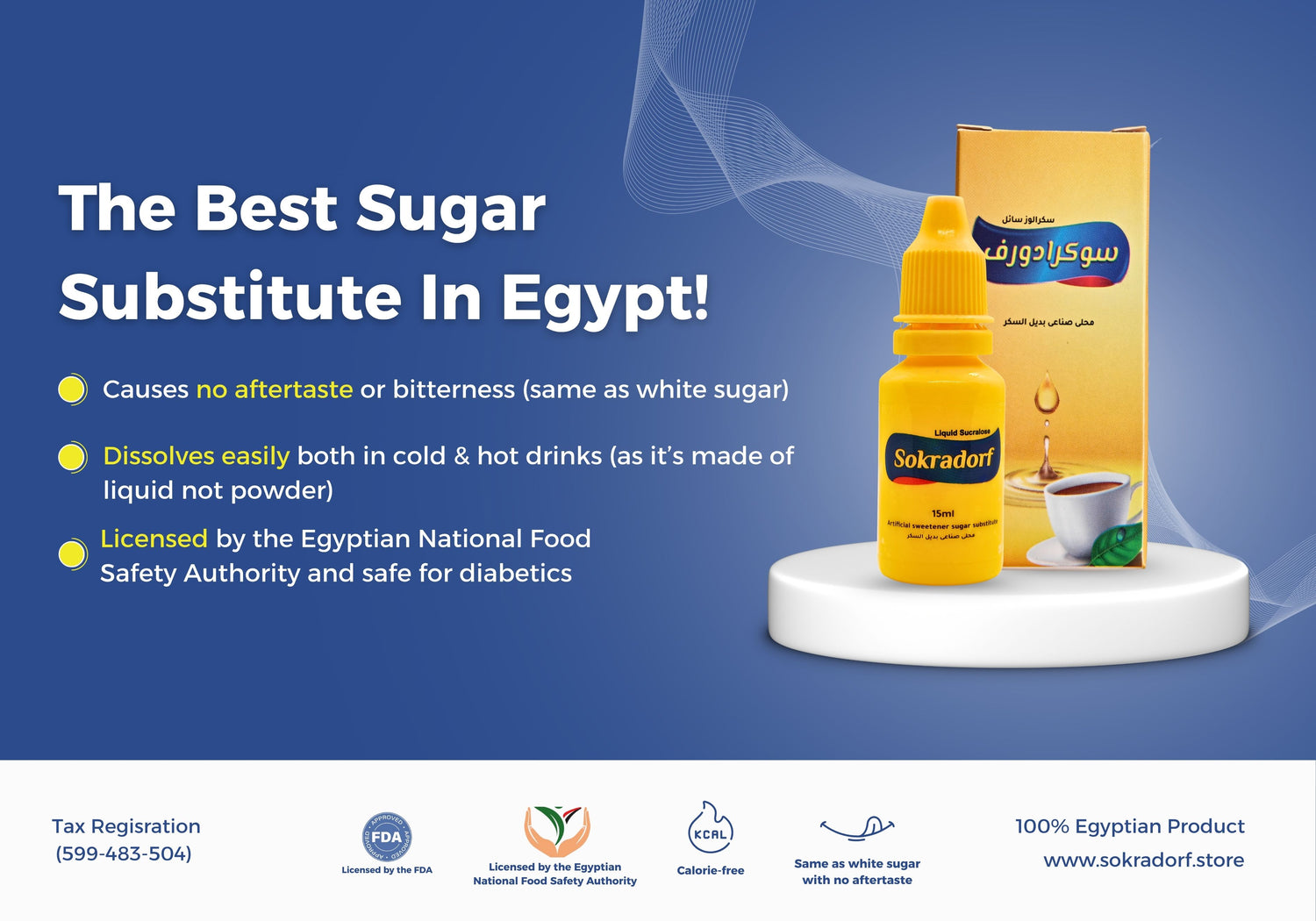 Sokradorf Drops - A safe and healthy sugar substitute without bitterness